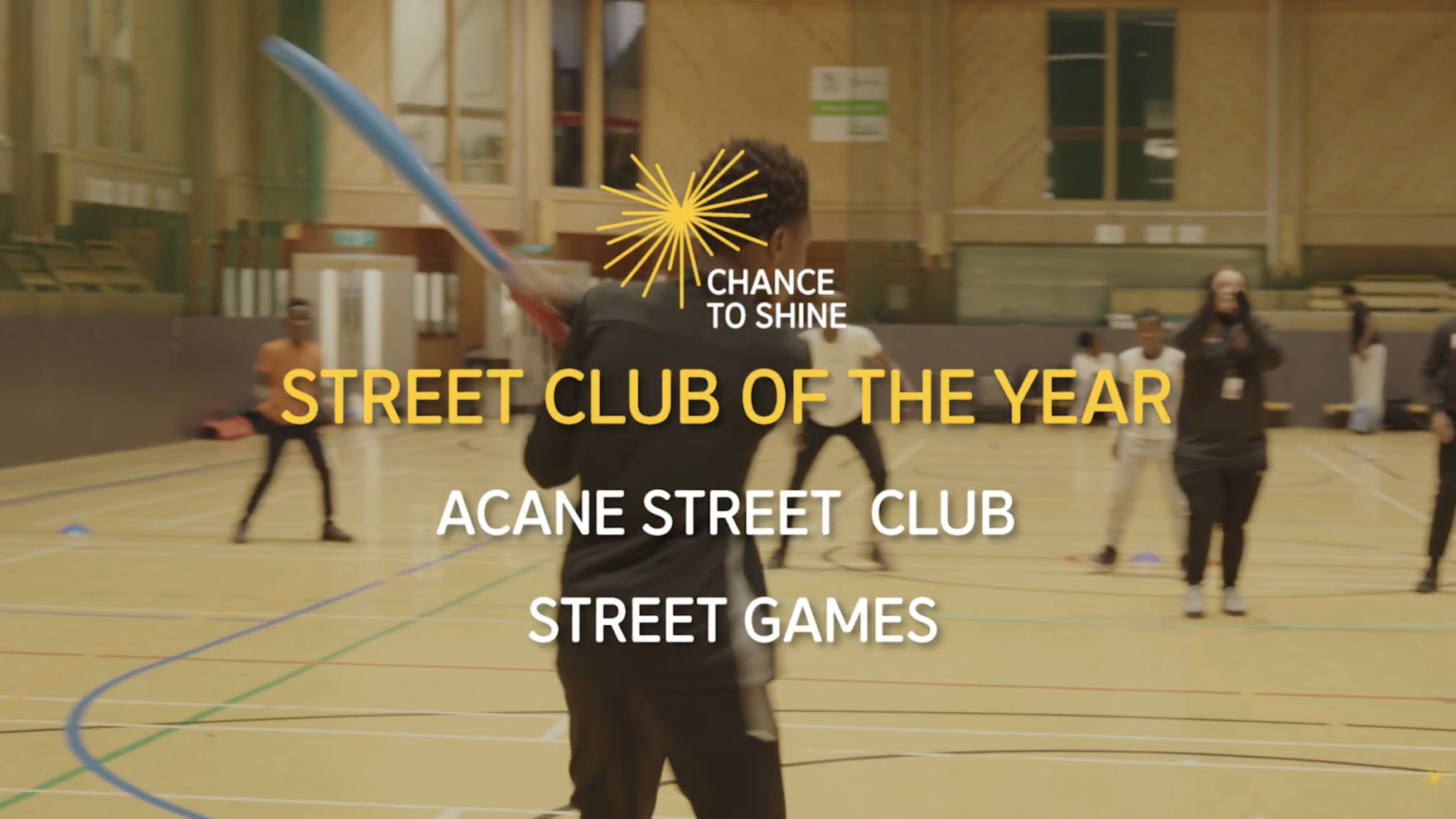 StreetGames Community Partner ACANE honoured with Chance to Shine Award ...